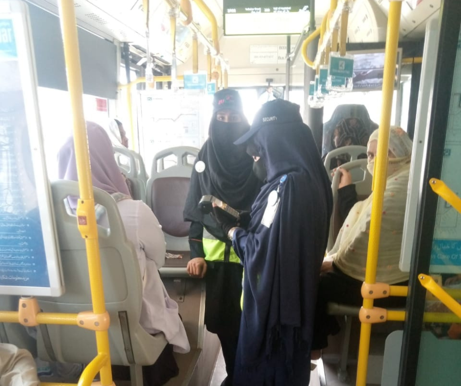 Women Commuters Travel Safe in Innovative Bus Scheme in Pakistan ...